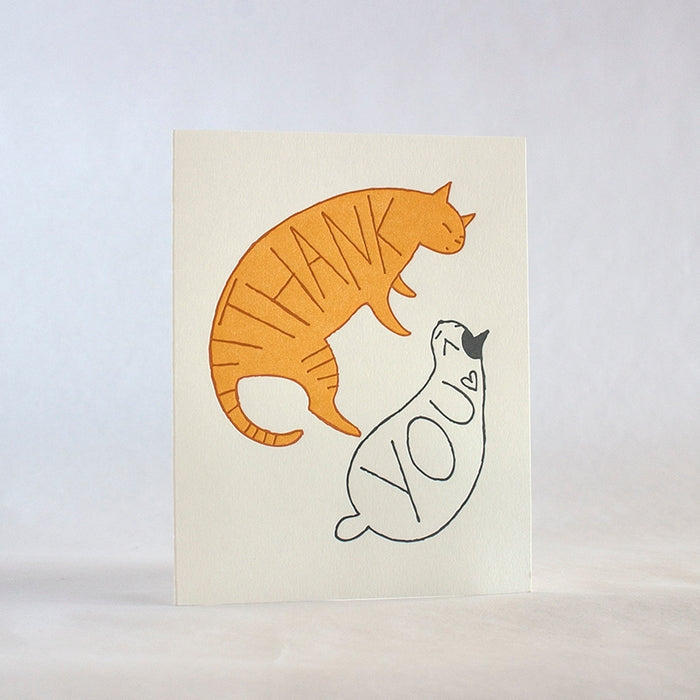 Thank You Cats Card – BerryBlush | Toronto Luxury Flowers Balloons